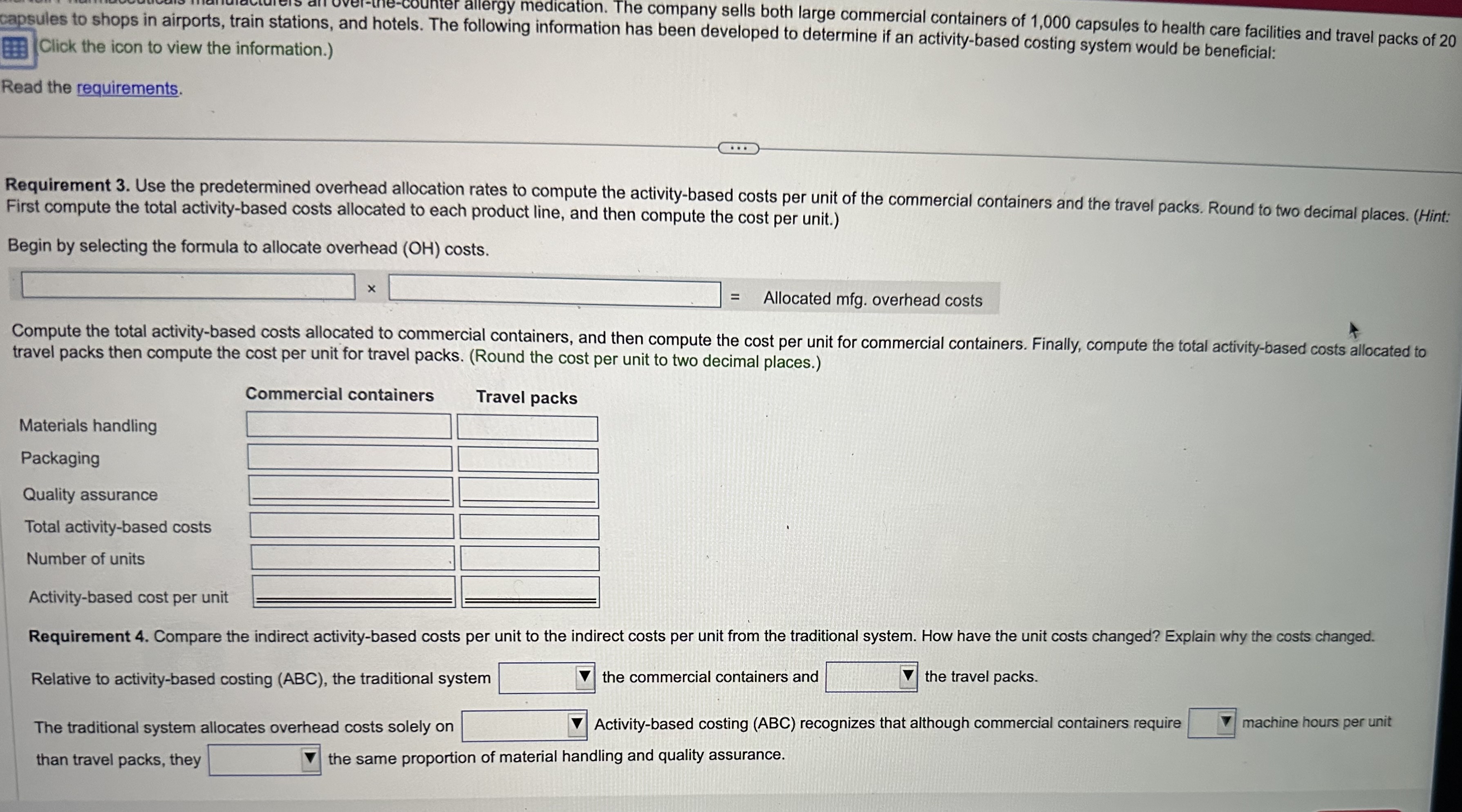 Solved (Click the icon to view the information.) | Chegg.com