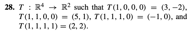 Solved For Problems 27–30, assume that T defines a linear | Chegg.com