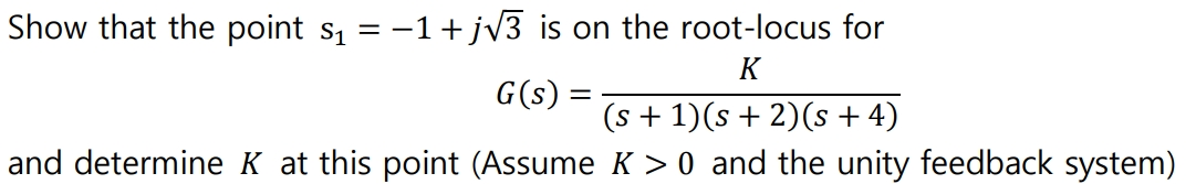 Solved 1. Show that the point s1 = −1 + 𝑗√3 is on | Chegg.com