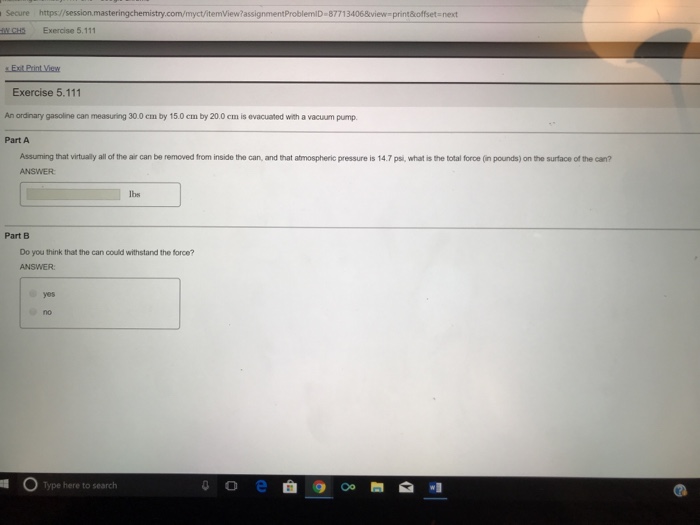 Solved Secure https://session.masterin chemistry com myct | Chegg.com