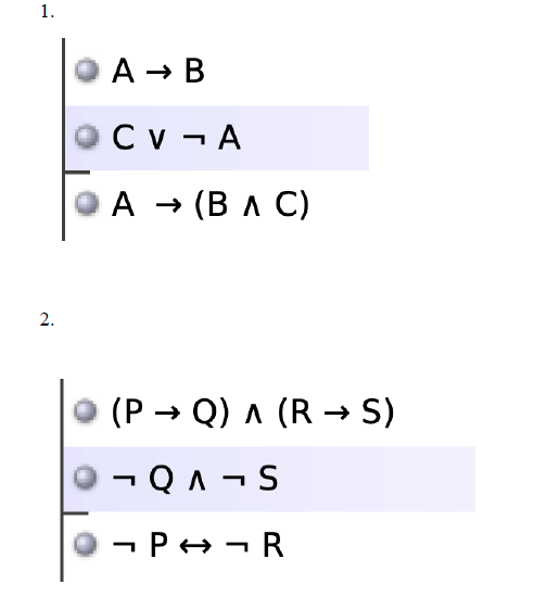 Solved Symbolic Logic. Proof Construction and Completion. | Chegg.com