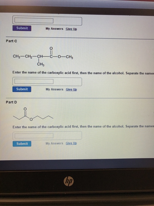 Solved Part C Give the IUPAC name for CH3 CH CH CH CH2--C-- | Chegg.com Solved Part C Give the IUPAC name for CH3 CH CH CH CH2--C-- | Chegg.com
