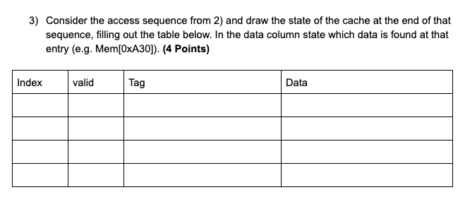 Solved Consider a 16-bit processor with a directly mapped | Chegg.com