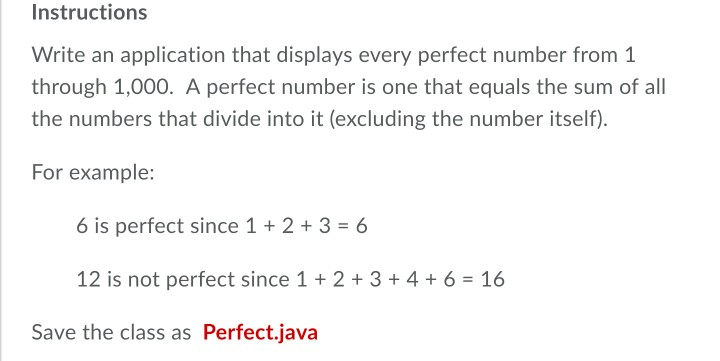 Solved Instructions Write an application that displays every | Chegg.com