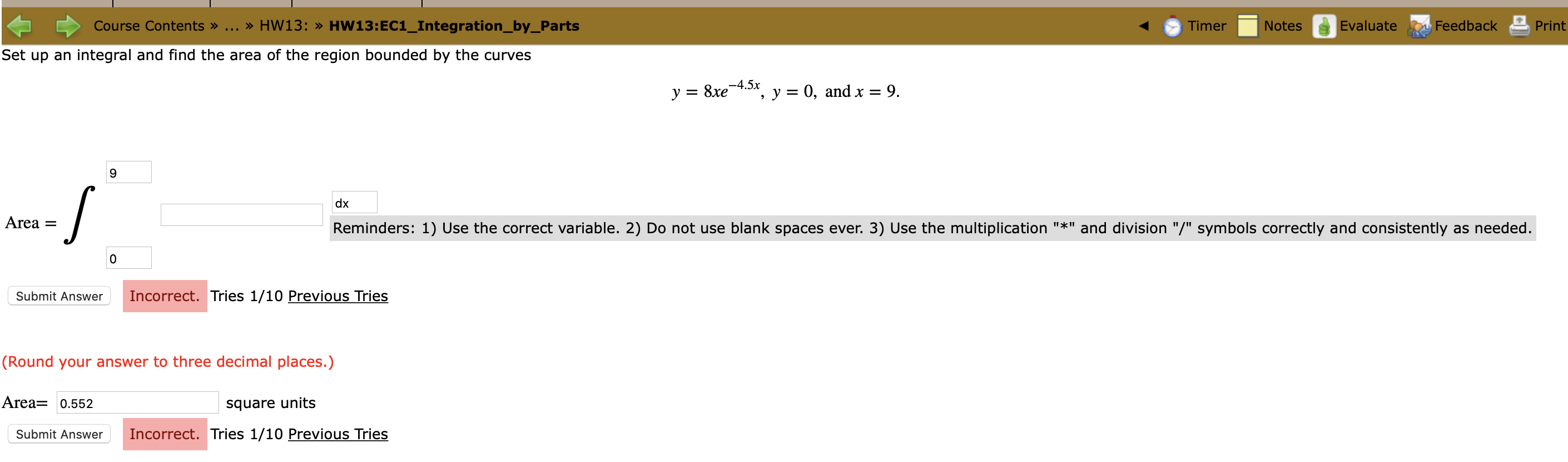 Solved Timer Notes Evaluate Feedback Print Course Contents 8531