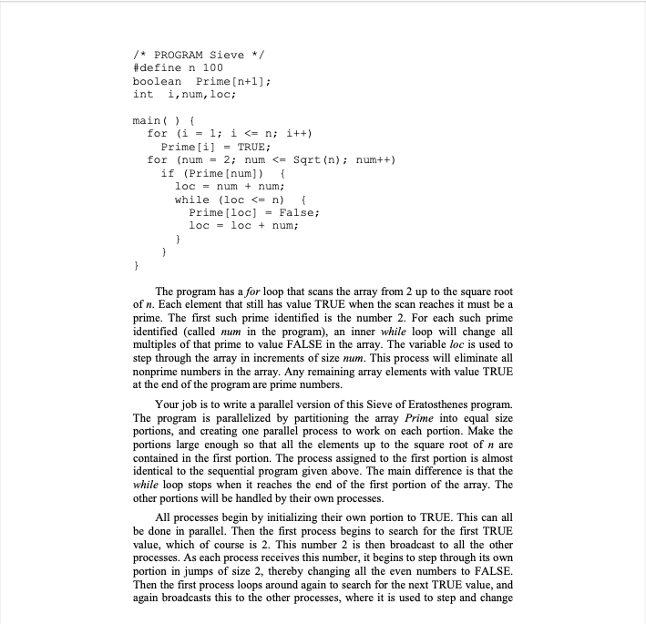 Solved Parallel Prime Number Sieve in Csharp and Submit a | Chegg.com ...