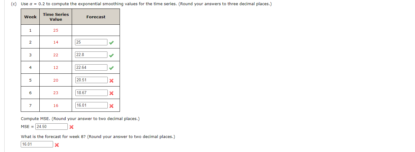 [Solved]: Consider the following time series data. (a) Con