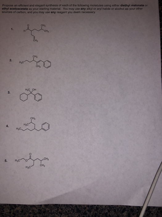 Solved Propose an efficient and elegant synthesis of each of | Chegg.com