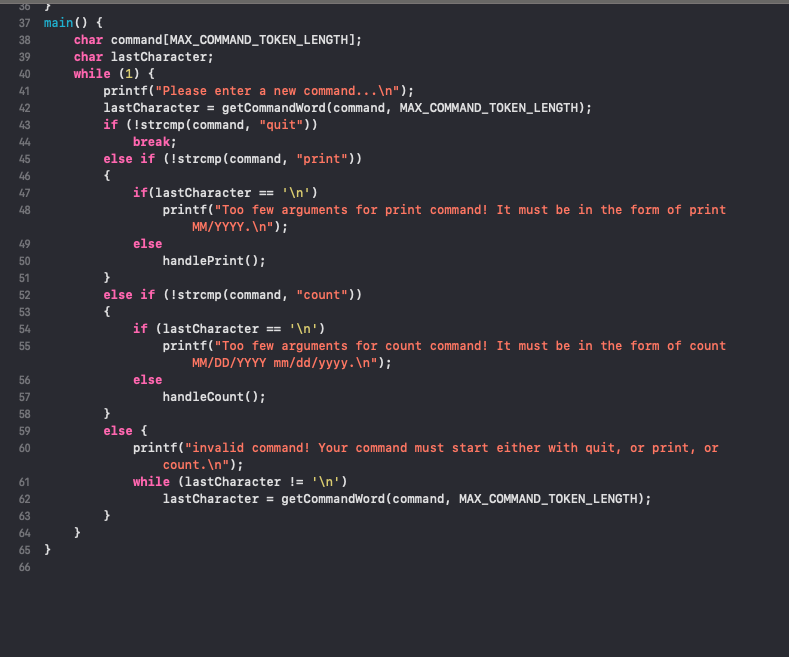 Solved i have the starter code i just need it finished in | Chegg.com