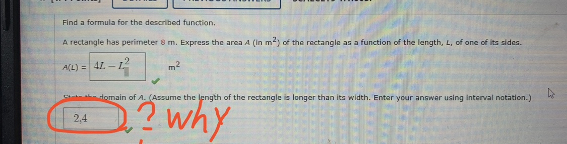 Solved Find a formula for the described function. A | Chegg.com