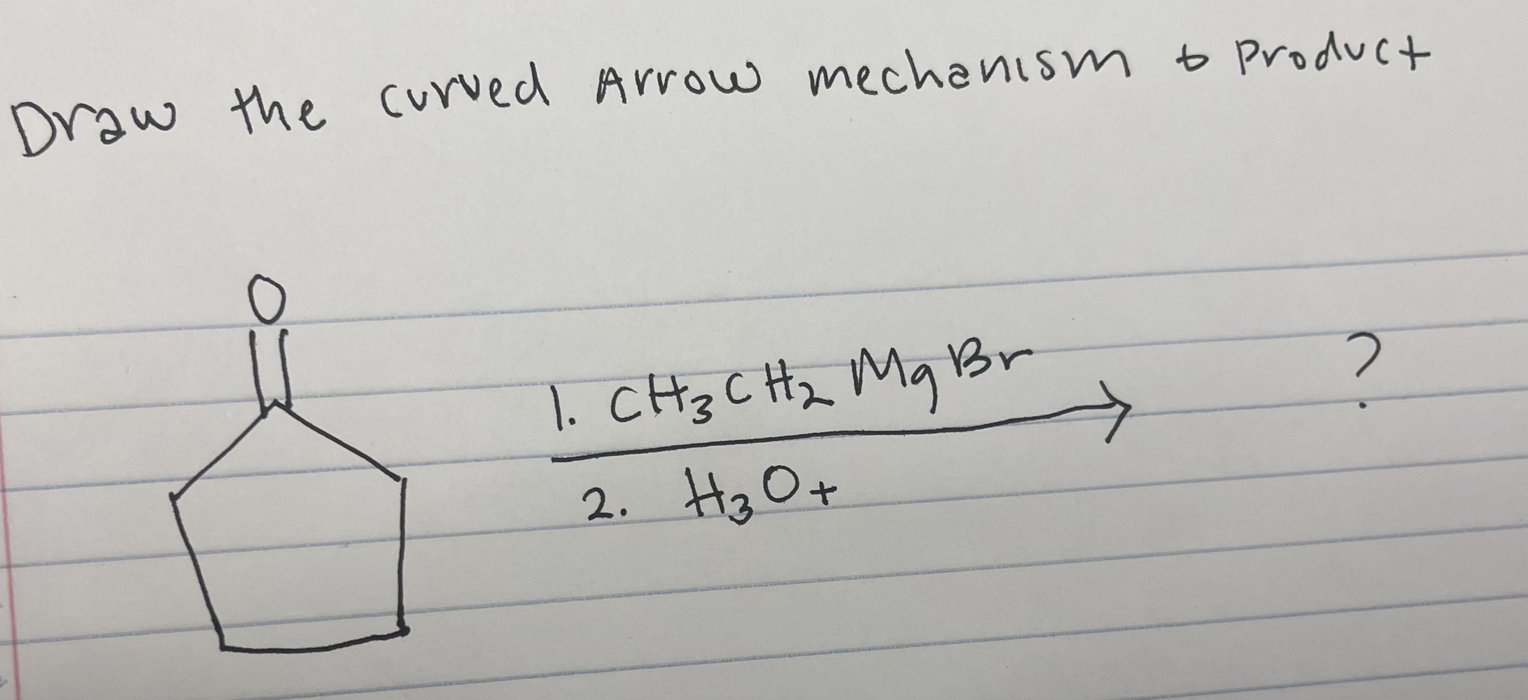 Solved Draw the curved Arrow mechanism o Product 2. H3O+ 1. | Chegg.com