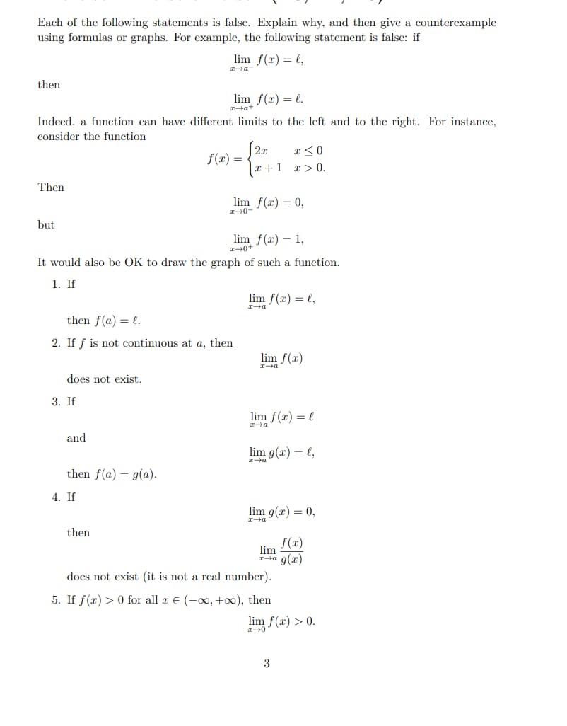 Solved Each of the following statements is false. Explain | Chegg.com