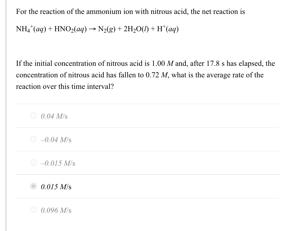 solved-for-the-reaction-of-the-ammonium-ion-with-nitrous-chegg