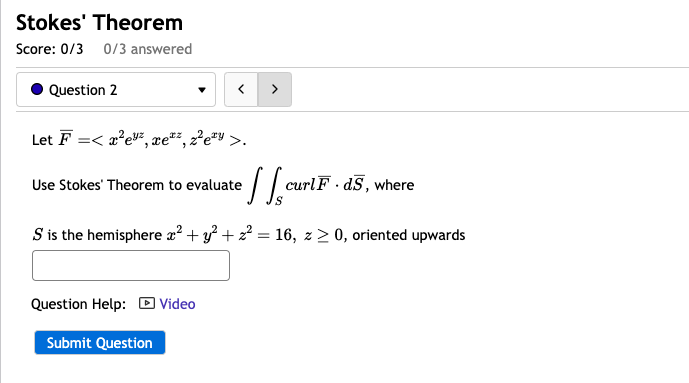 Solved Let \\( \\bar{F}= \\). Use Stokes' Theorem to | Chegg.com
