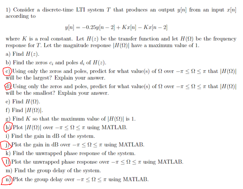 Please do the Red Circled Parts. Explain in detail of | Chegg.com