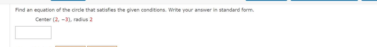 Solved Find an equation of the circle that satisfies the | Chegg.com