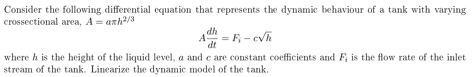 Solved Consider the following differential equation that | Chegg.com