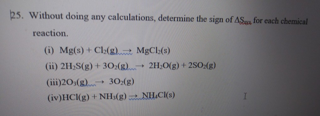 Solved 25. Without doing any calculations, determine the | Chegg.com