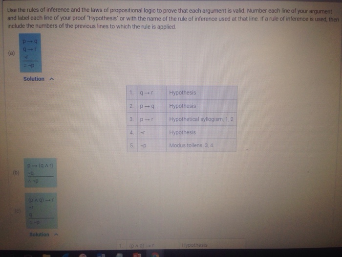 Solved Use the rules of inference and the laws of | Chegg.com