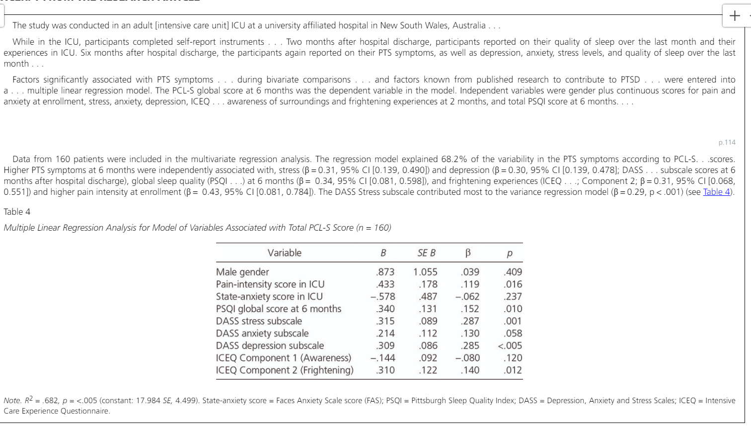 Solved What is the dependent variable in the multiple | Chegg.com