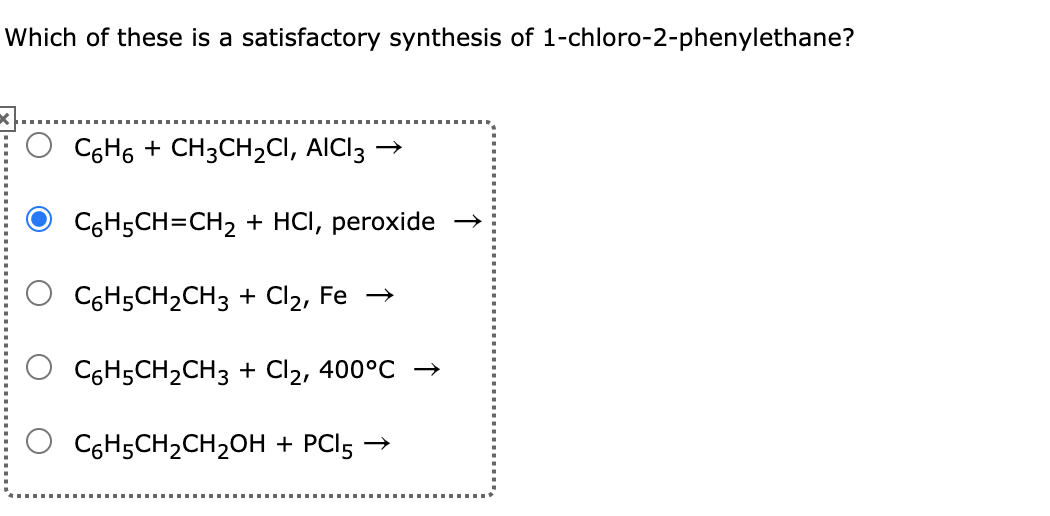 Solved Which of these is a satisfactory synthesis of | Chegg.com