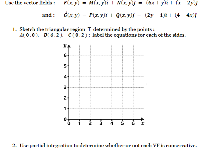 Solved Use the vector fields : | Chegg.com