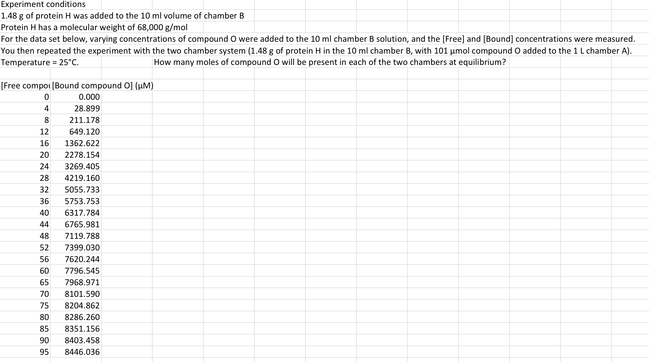 Solved biochemistry. show all steps please. Protein H is | Chegg.com