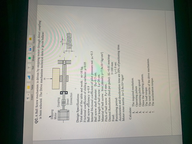 Solved Text Insert Table Chart Shape Media Comment Q2. A | Chegg.com