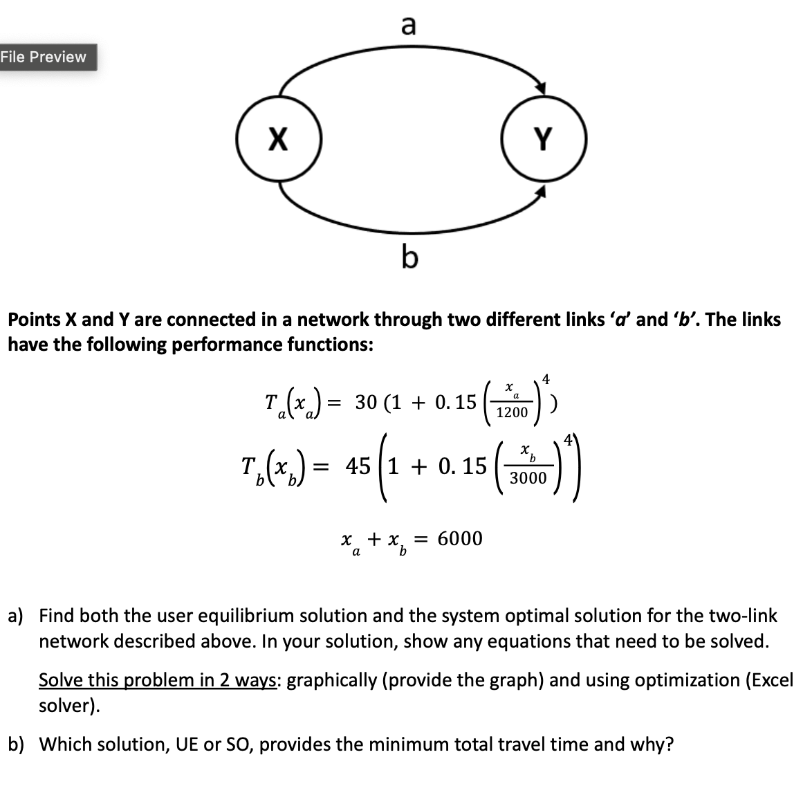Solved Points x ﻿and Y ﻿are connected in a network through | Chegg.com