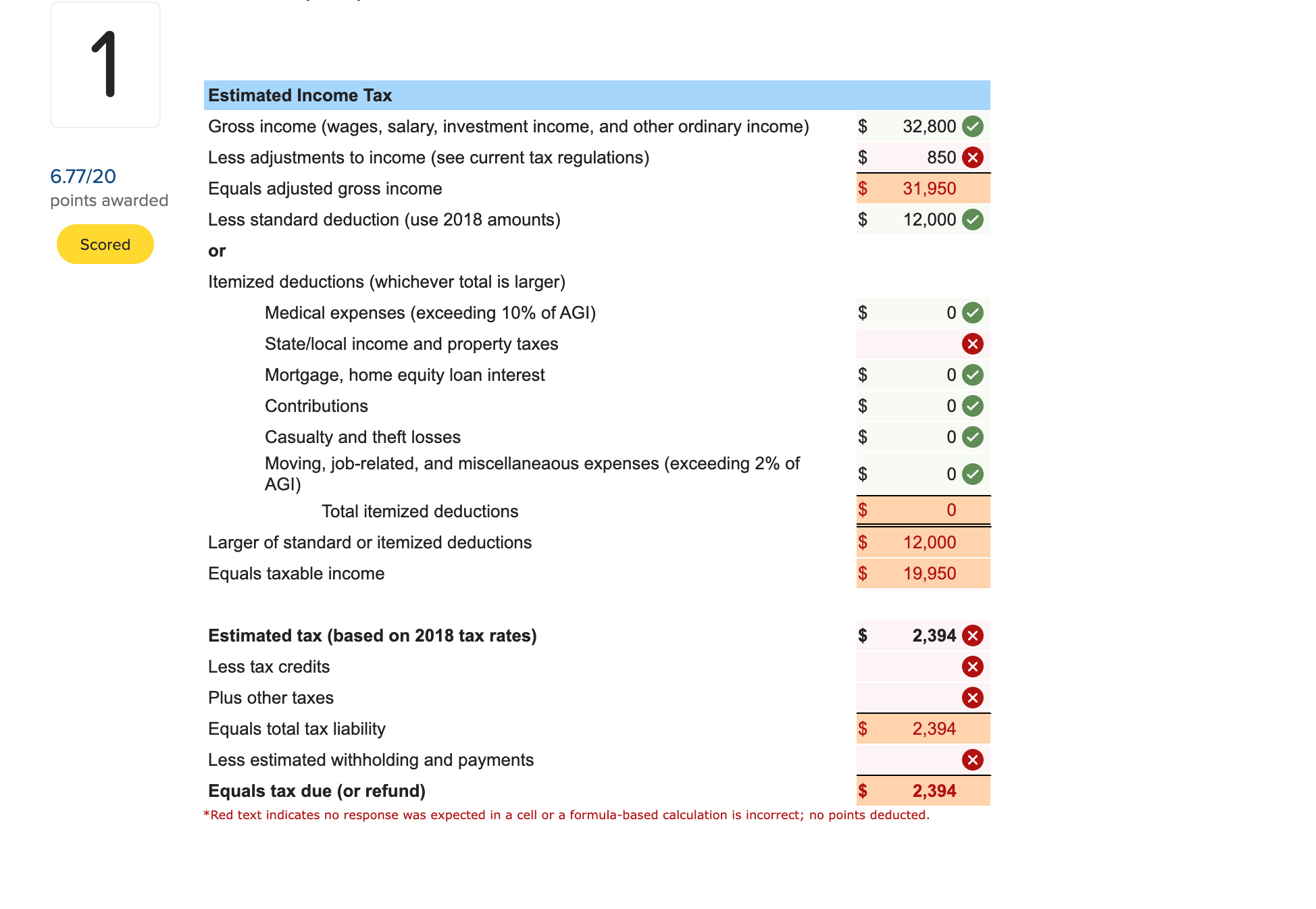 Continuing Case 20. Income Tax Estimation Jamie Lee | Chegg.com