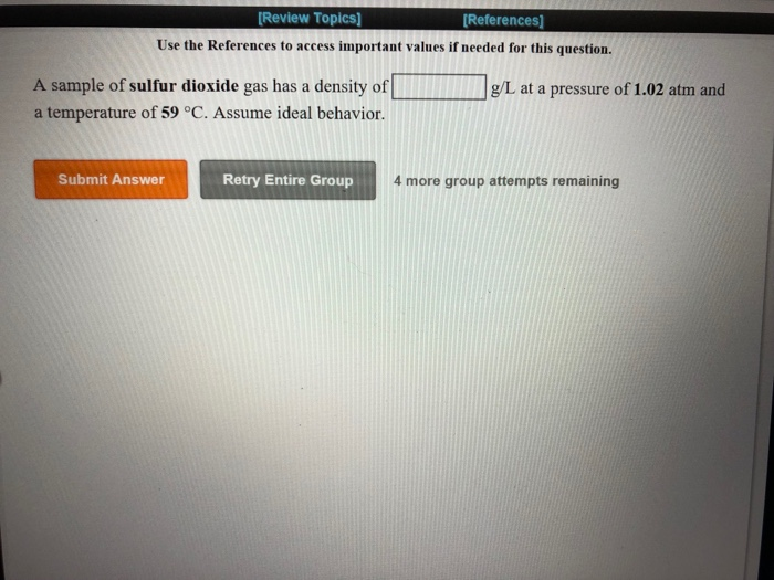 Solved [Review Topics] [References Use the References to | Chegg.com