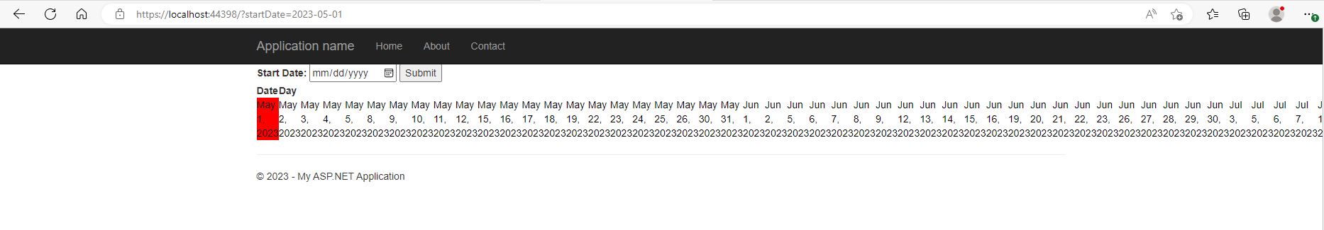 Solved ASP.NET MVC VS 2019Is it possible to print the first | Chegg.com