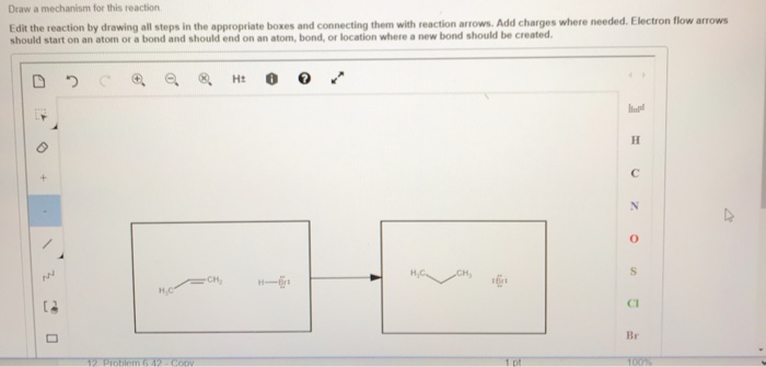 Solved Draw a mechanism for this reaction Edit the reaction | Chegg.com