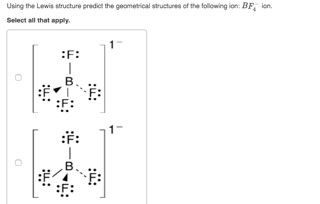 Solved Using the Lewis structure predict the geometrical | Chegg.com