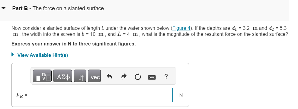 Solved 4 of 4Part B - The force on a slanted surface Now | Chegg.com