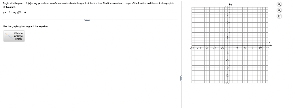 Solved Begin with the graph of fixj =log2x andi use | Chegg.com