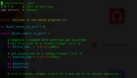 This is your first Perl programming project. The | Chegg.com