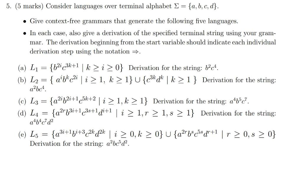Solved Please help with d and e, and write the derivation in | Chegg.com