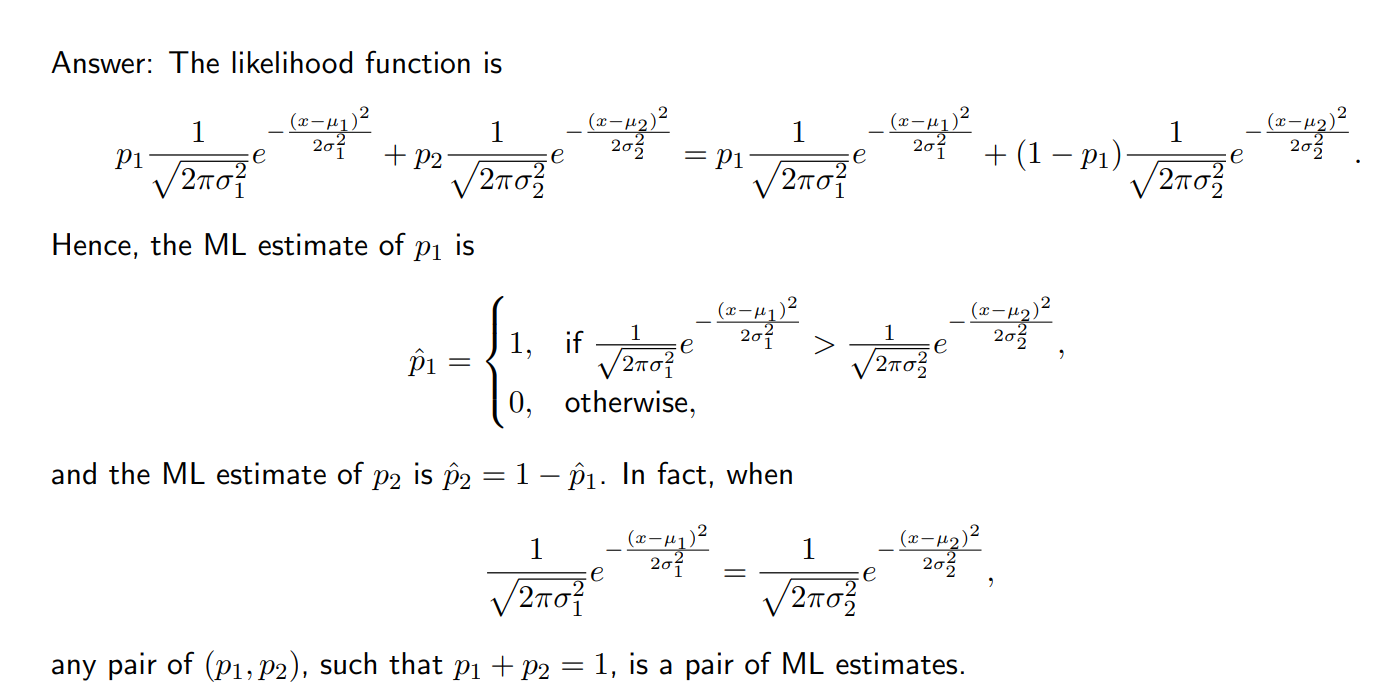 Answer: The likelihood function is | Chegg.com
