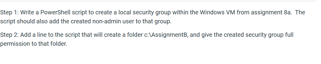Solved On the Virtual Machine used for assignments 8a and | Chegg.com
