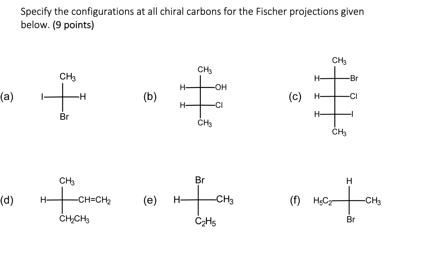 Solved Specify the configurations at all chiral carbons for | Chegg.com