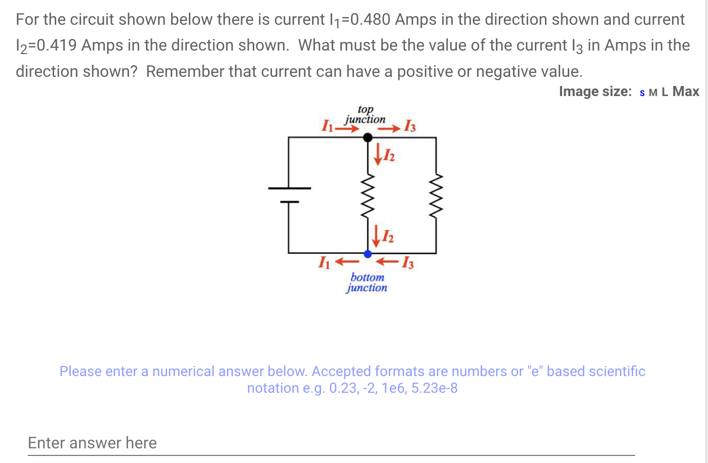 Solved For the circuit shown below there is current | Chegg.com
