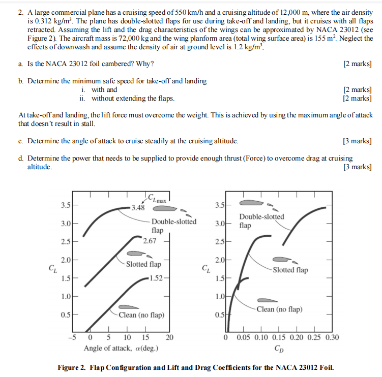Solved 2. A large commercial plane has a cruising speed of | Chegg.com
