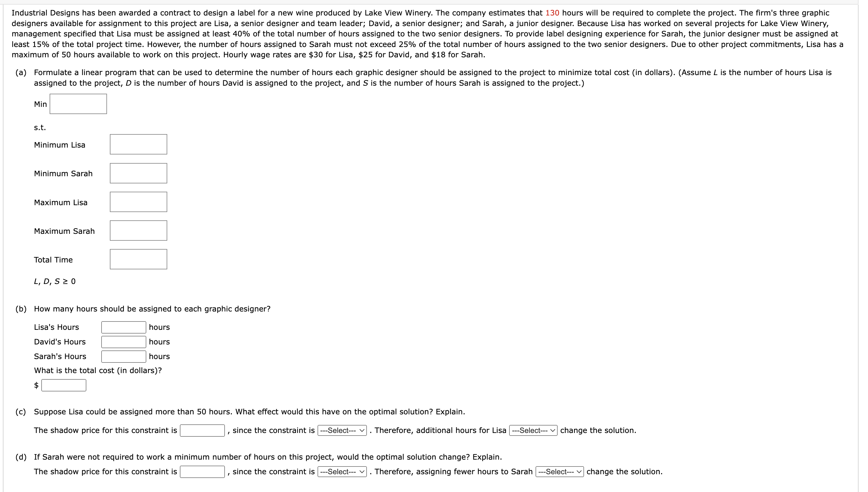 Solved maximum of 50 hours available to work on this | Chegg.com
