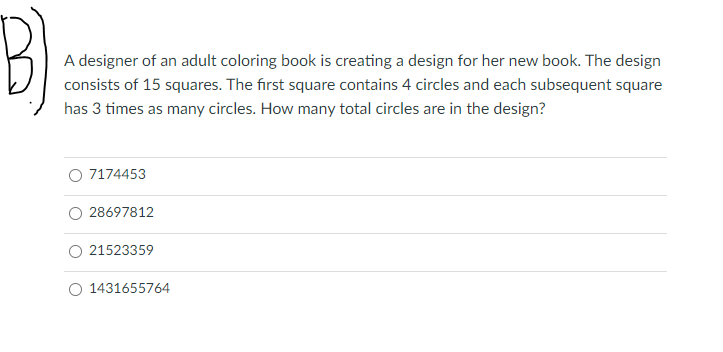 Solved Find the sum of the indicated number of terms. (-6) + | Chegg.com