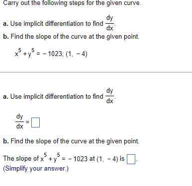 [Solved]: Carry out the following steps for the given curve.