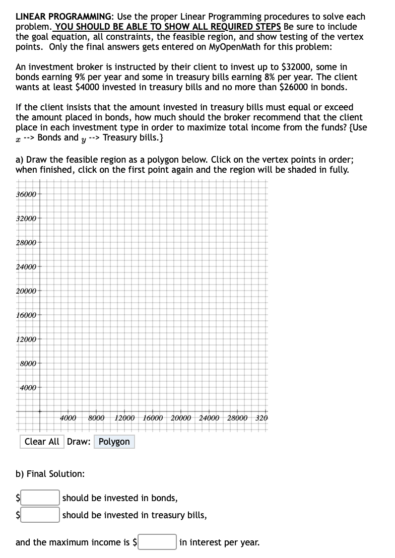 Solved Linear Programming Use The Proper Linear Programming 0341