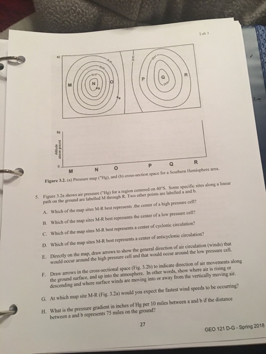 Solved Lab 3 LAB 3-The Atmosphere, Pressure, and Winds Key | Chegg.com