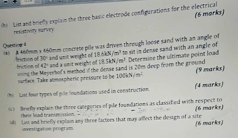 Solved b) List and briefly explain the three basic electrode | Chegg.com
