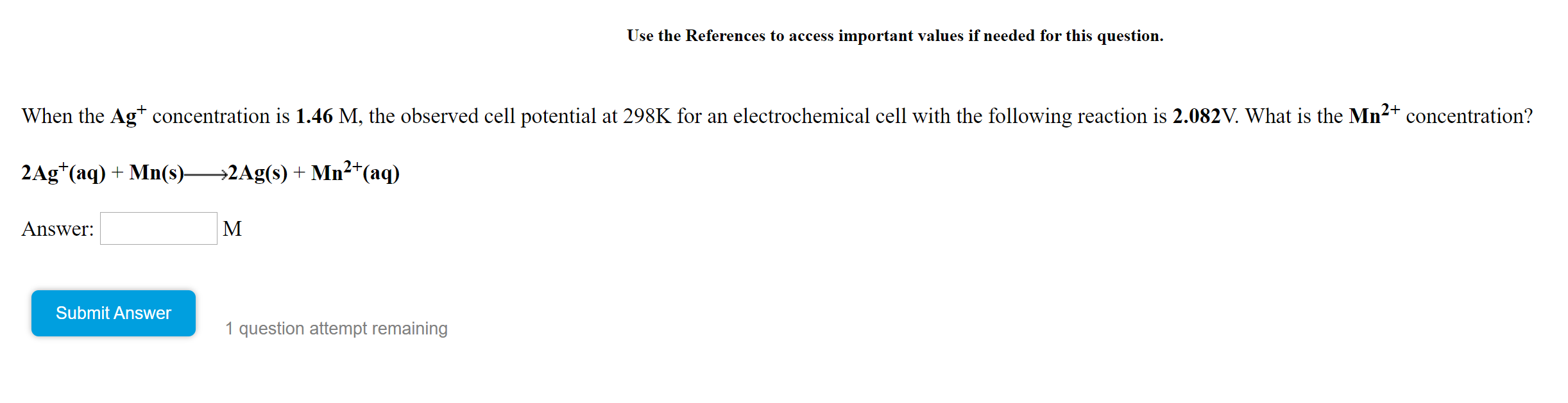 Solved Use the References to access important values if | Chegg.com